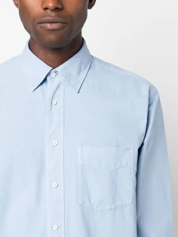 Aspesi Long-sleeve Cotton Shirt - Blue