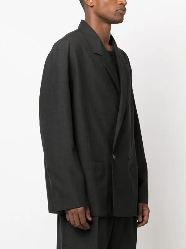 LEMAIRE Double-breasted Cotton-blend Blazer