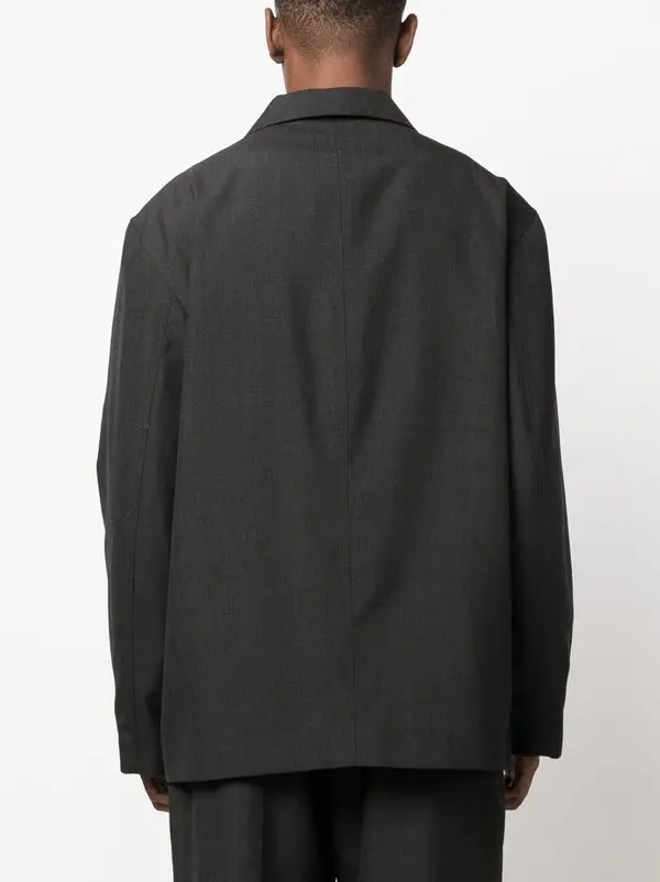 LEMAIRE Double-breasted Cotton-blend Blazer
