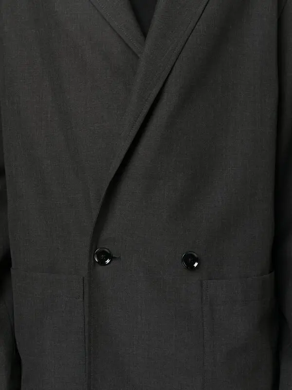 LEMAIRE Double-breasted Cotton-blend Blazer
