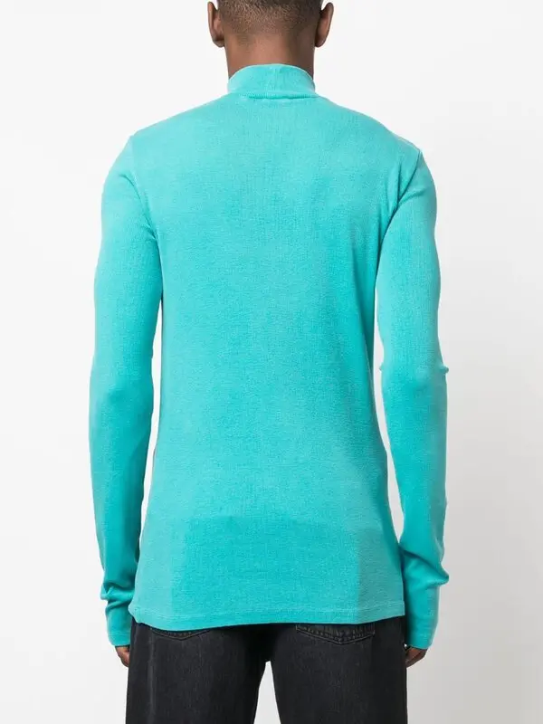 Martine Rose Logo-print High-neck Jumper