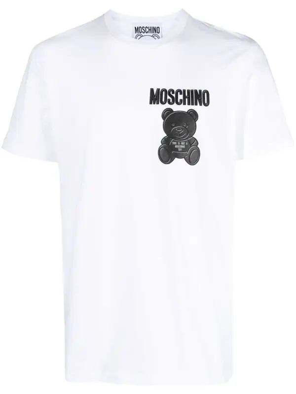 Moschino Logo-print Organic Cotton T-shirt