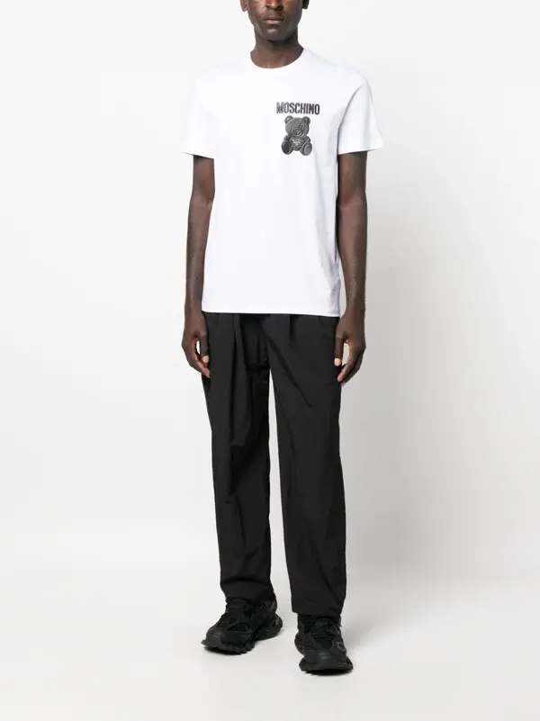 Moschino Logo-print Organic Cotton T-shirt