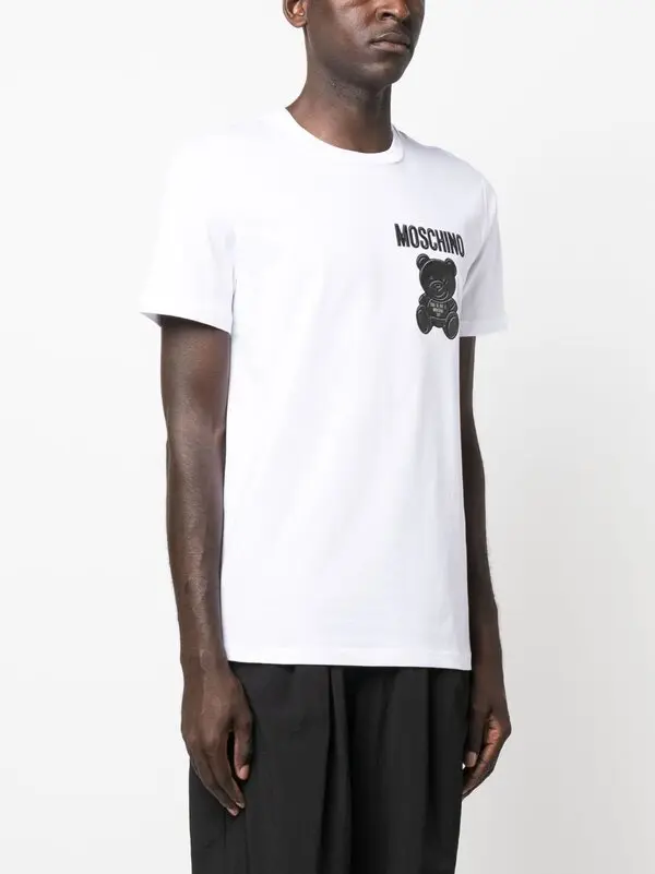 Moschino Logo-print Organic Cotton T-shirt
