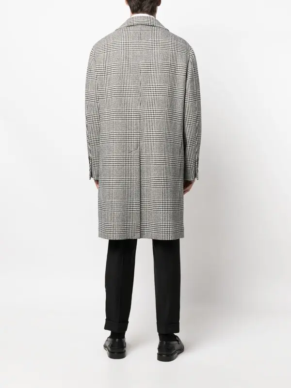 Brunello Cucinelli Checked Double-breasted Coat