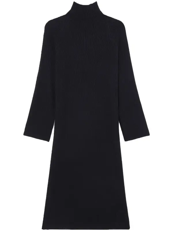 A.p.c. High-neck Ribbed Midi Dress
