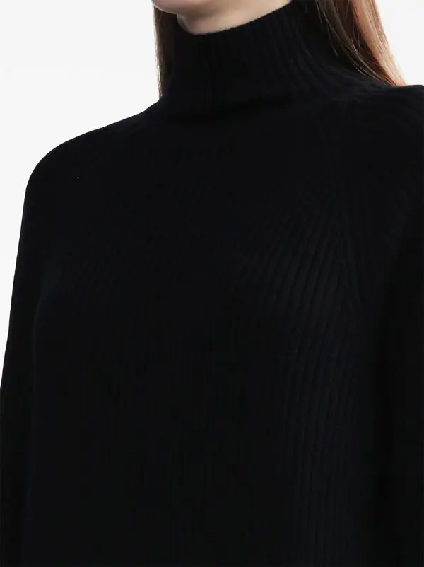 A.p.c. High-neck Ribbed Midi Dress