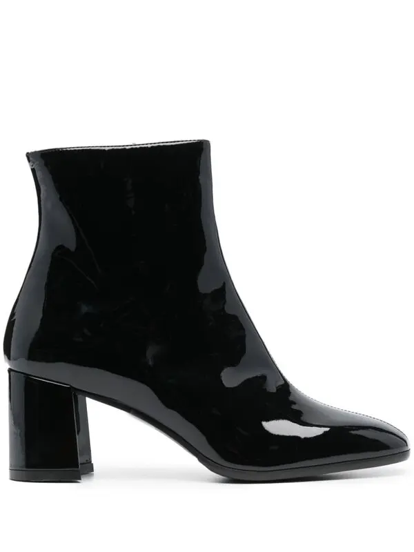 CAREL Patent Leather Ankle Boots