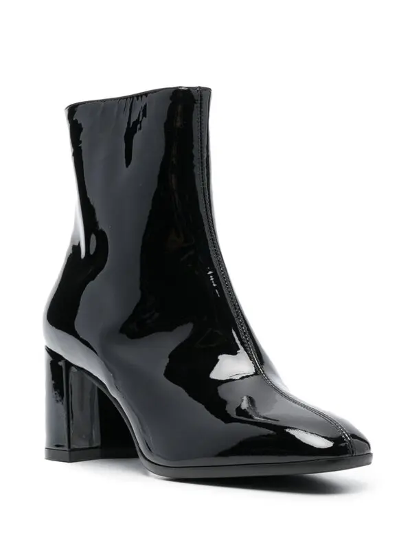 CAREL Patent Leather Ankle Boots