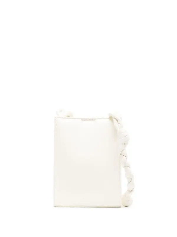 JIL SANDER Small Tangle Shoulder Bag - White