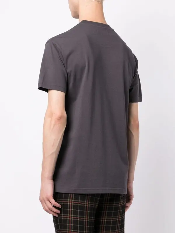 Vivienne Westwood Spray Orb-Print Cotton T-Shirt In Grey - 22% Off