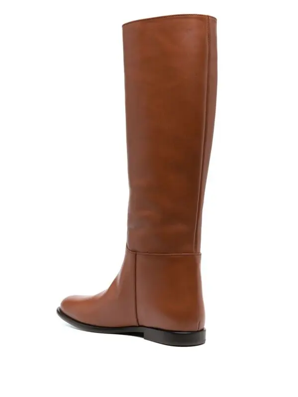 Etro Debossed-logo Leather Boots