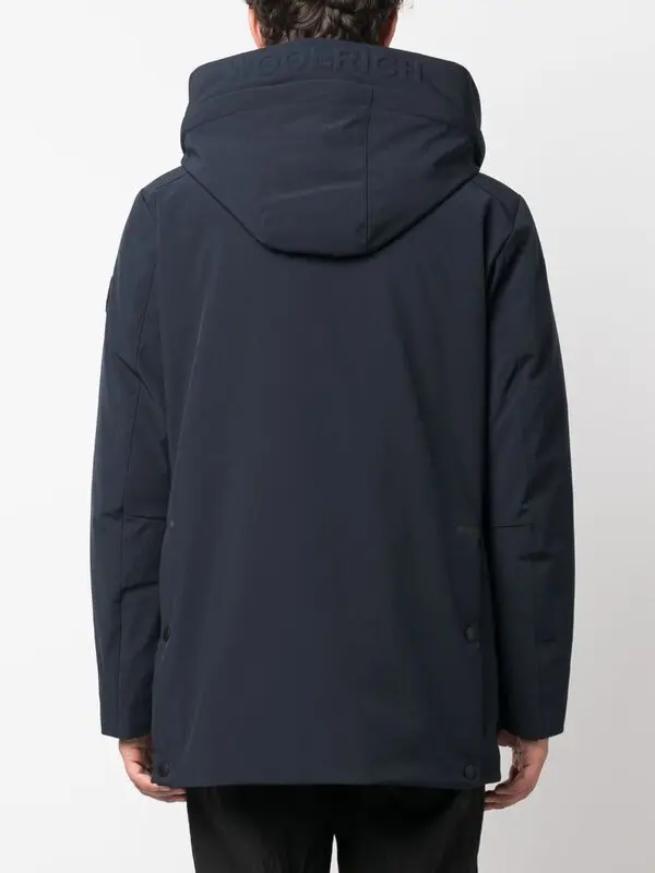 Woolrich Hooded Zip-fastening Parka - Blue