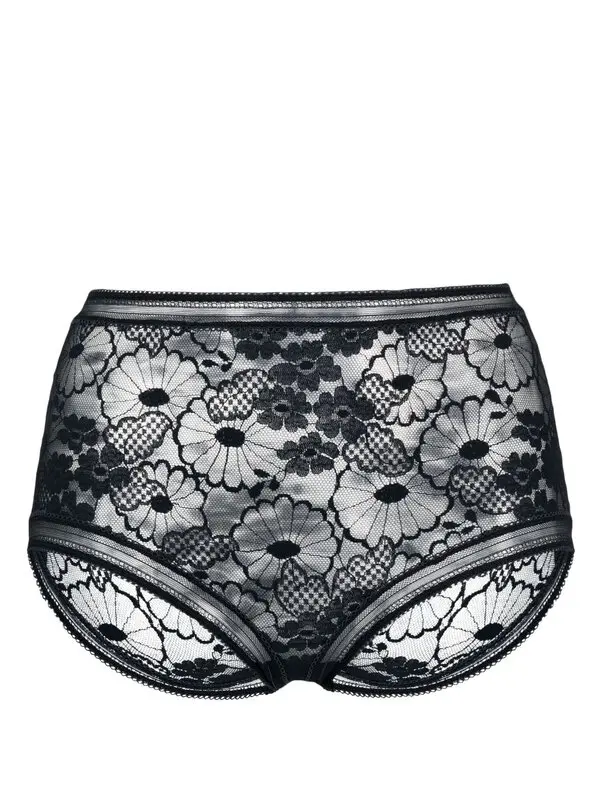ERES Acacia High-waist Lace Briefs - Blue