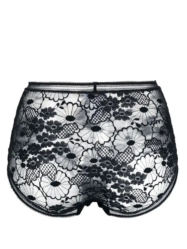 ERES Acacia High-waist Lace Briefs - Blue