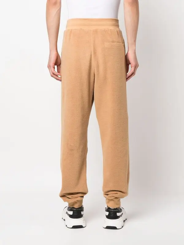 Moschino Embroidered-teddy Fleece Track Pants