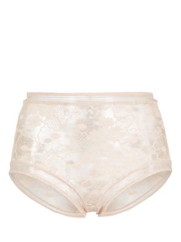 ERES Acacia High-waisted Lace Briefs - Neutrals