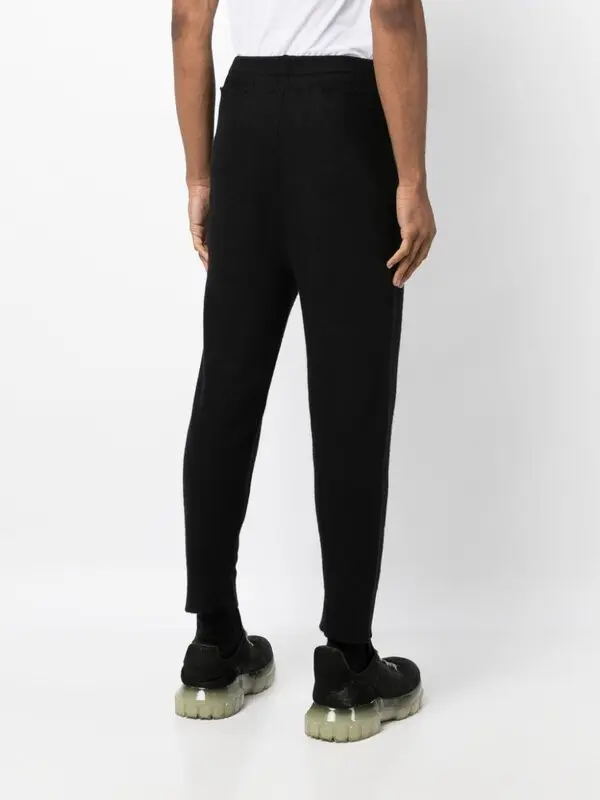 Rick Owens Drawstring-waist Cashmere Trousers