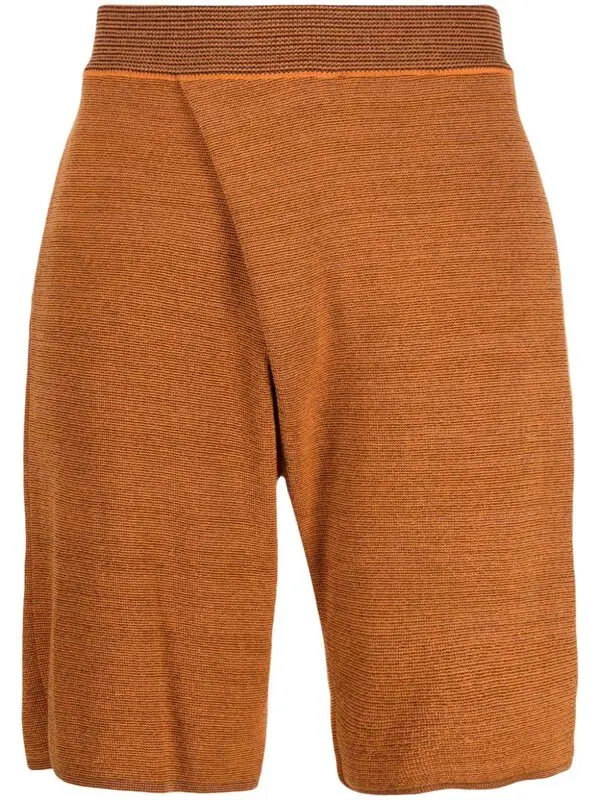 BIANCA SAUNDERS Two-pocket Knit Shorts