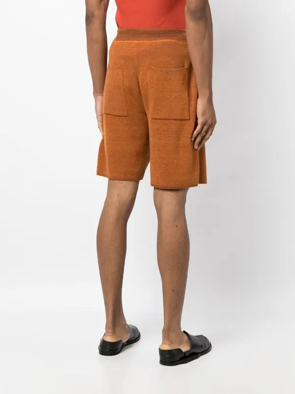 BIANCA SAUNDERS Two-pocket Knit Shorts