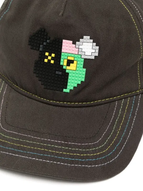 MOSTLY HEARD RARELY SEEN 2 Face Bear Baseball Cap - Green