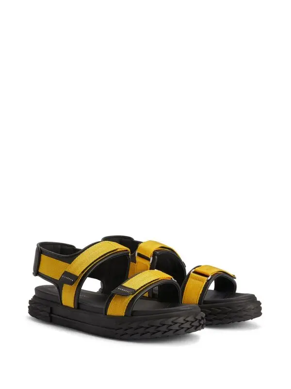GIUSEPPE ZANOTTI Blabber Gummy Touch-strap Sandals - Black