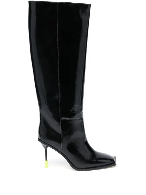MSGM 110mm Patent Leather Boots