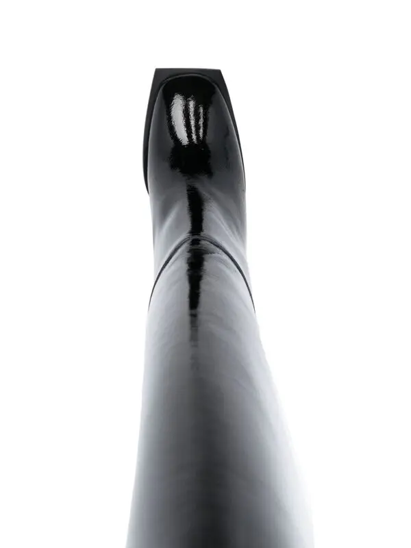 MSGM 110mm Patent Leather Boots