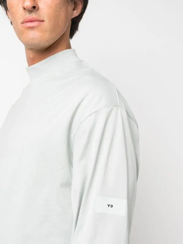 Y3 Logo-patch Cotton T-shirt