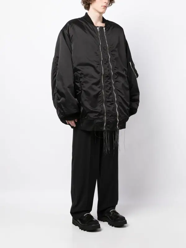 NICOLAS ANDREAS TARALIS Exposed-seam Zip-up Bomber Jacket