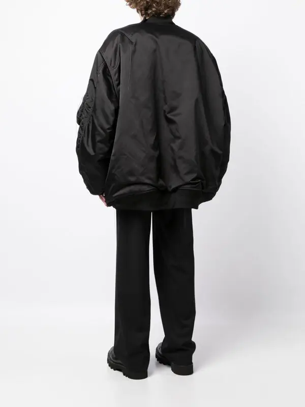 NICOLAS ANDREAS TARALIS Exposed-seam Zip-up Bomber Jacket