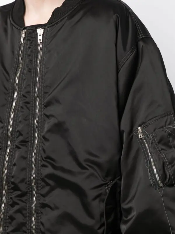 NICOLAS ANDREAS TARALIS Exposed-seam Zip-up Bomber Jacket