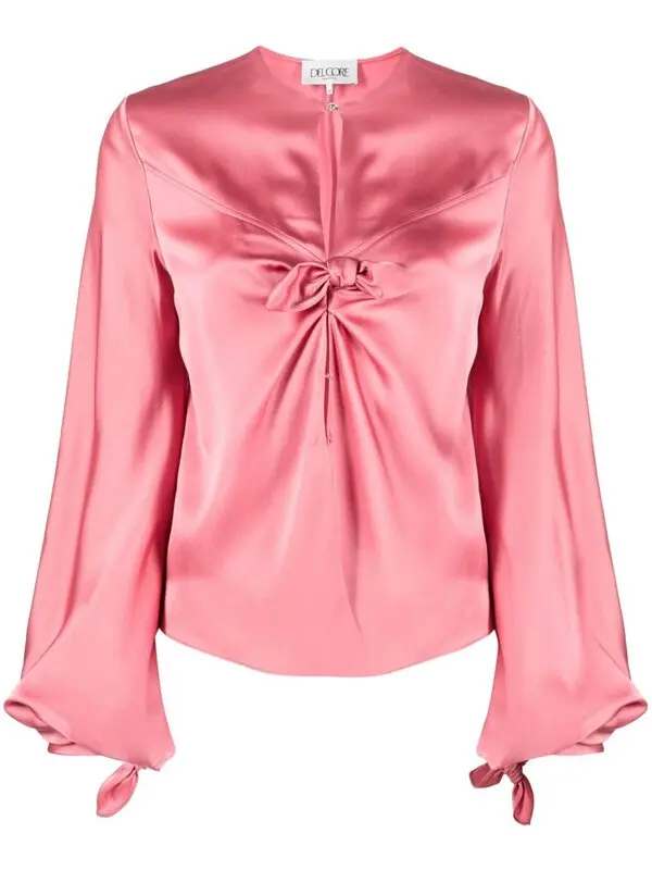 DEL CORE Knot-detail Blouse