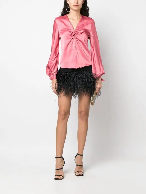 DEL CORE Knot-detail Blouse