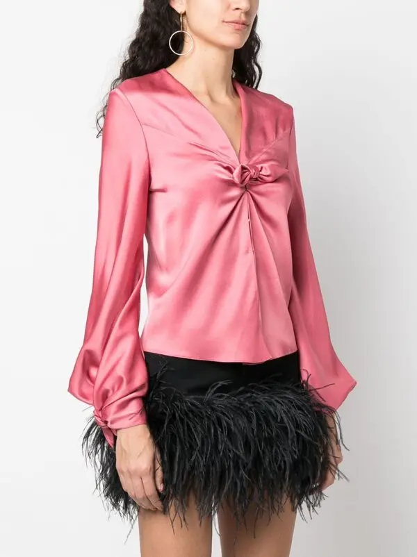 DEL CORE Knot-detail Blouse