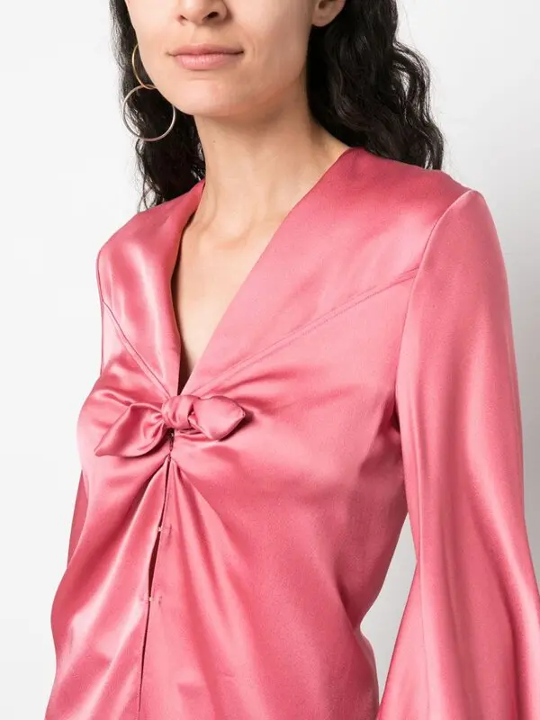 DEL CORE Knot-detail Blouse