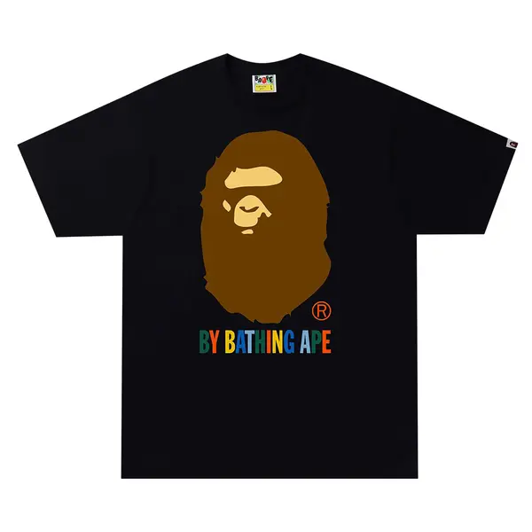 A BATHING APE Colors Bathing Ape Tee - Black