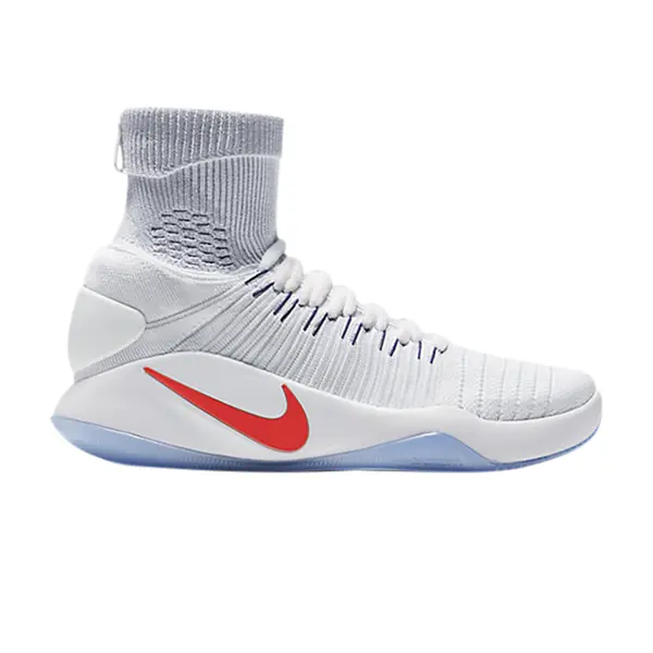 Nike Hyperdunk 2016 Fk Usa Home High Top Sneakers - White