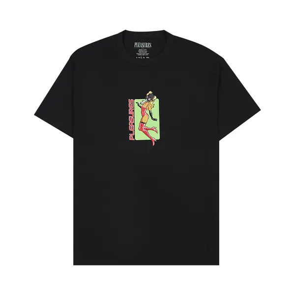PLEASURES Baked T-shirt - Black