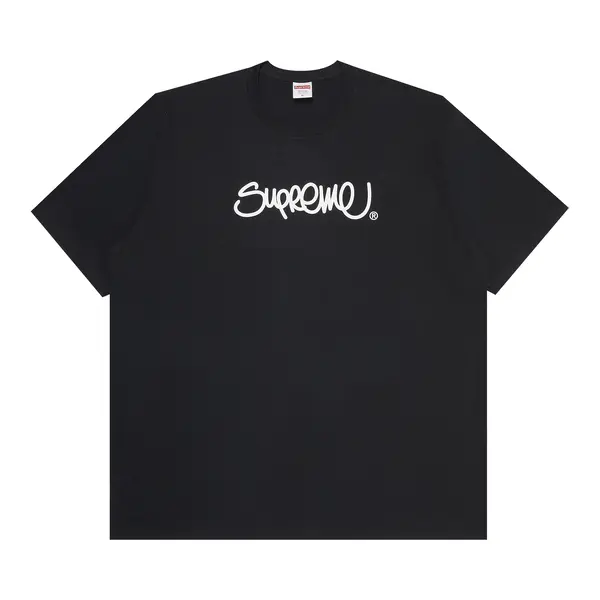 Supreme Handstyle Tee - Black
