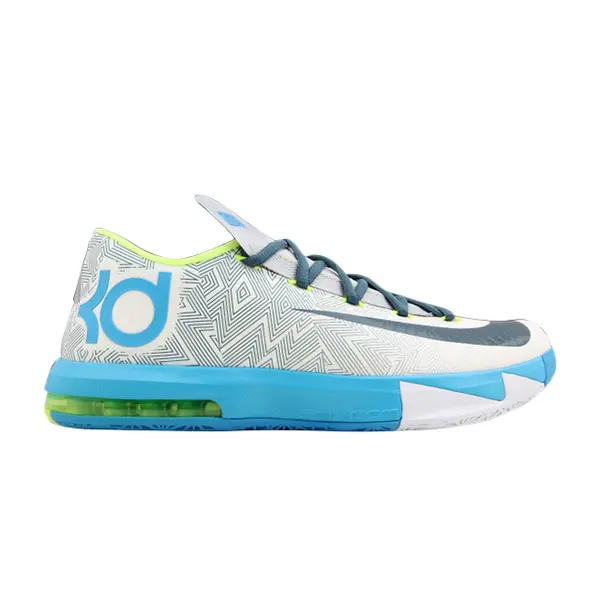 Nike Kd 6 'pure Platinum' Sneakers - Silver