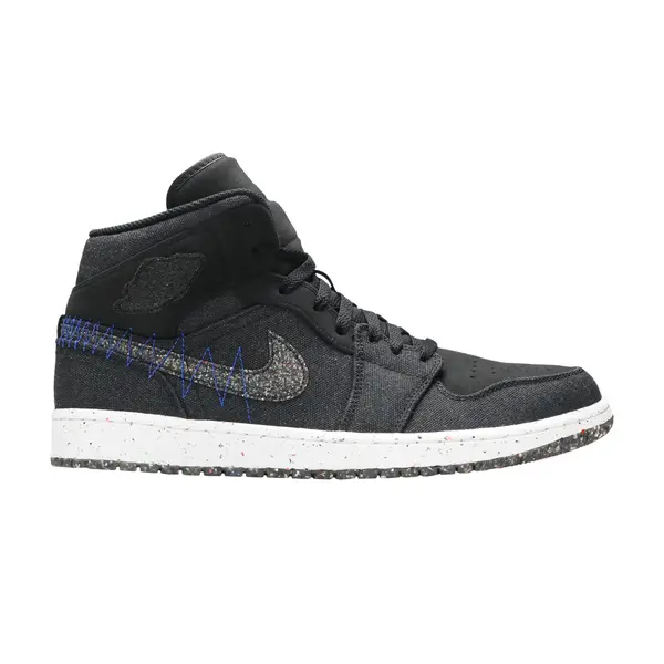 JORDAN 1 Mid 'crater' High-top Sneakers - Black
