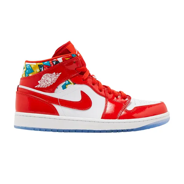 JORDAN 1 Mid Se Sneakers - Red