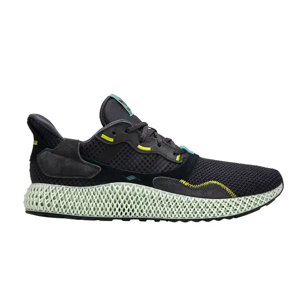 Adidas Zx 4000 Futurecraft 4d 'carbon' Sneakers - Black