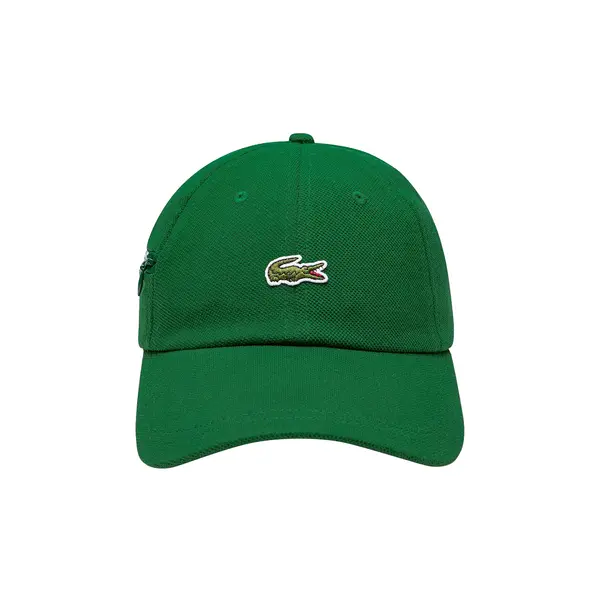 Supreme X Lacoste Pique 6 Panel Cap - Green