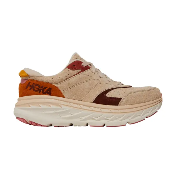 HOKA Bondi L Suede Sneakers