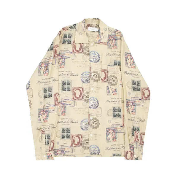 Rhude Passport Stamp Print Shirt