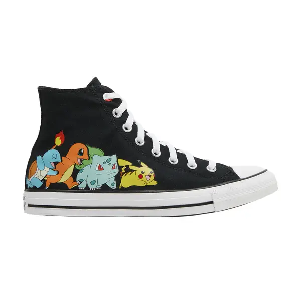 CONVERSE Pokémon X Chuck Taylor All Star High 'first Partners - Black