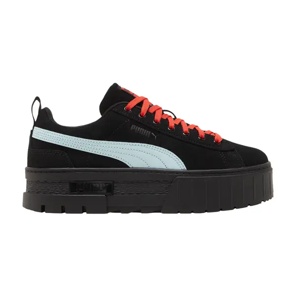 PUMA X Dua Lipa Mayze Suede Sneakers - Black