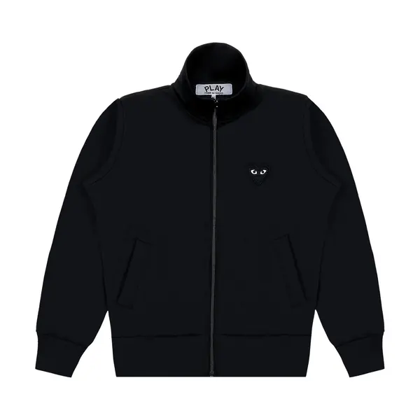 Play Comme Des Garcon Sweatshirt Big Heart - Black